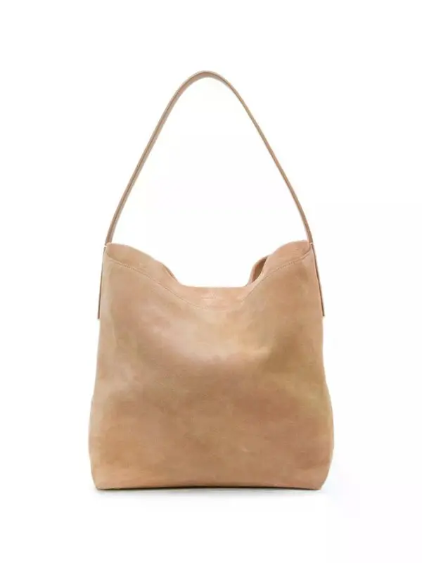 Simkhai Large Wynn Suede Bucket Bag - Neutrals