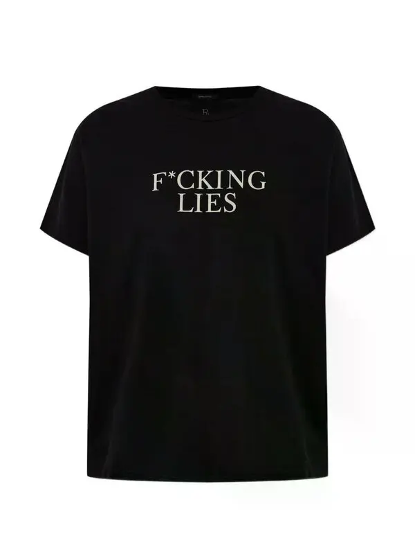 R13 Slogan-print T-shirt