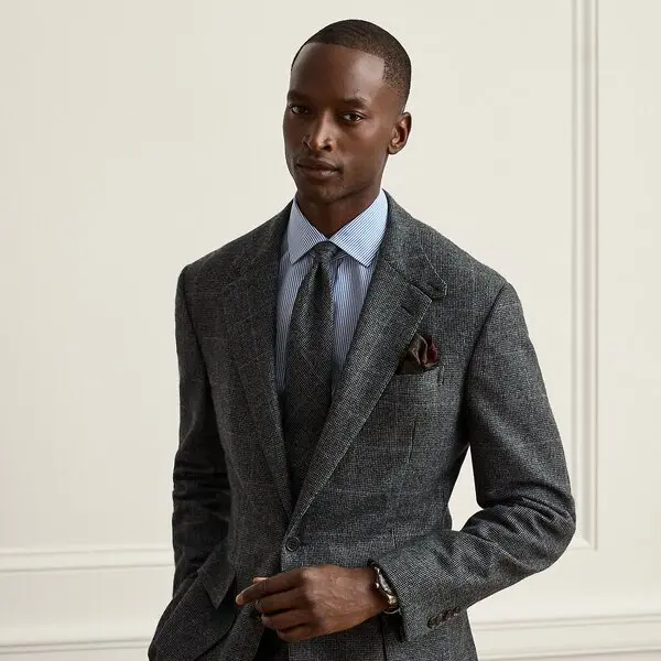 Ralph Lauren Glenn Hand-tailored Tick-weave Jacket