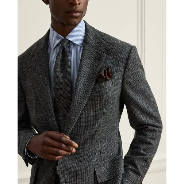 Ralph Lauren Glenn Hand-tailored Tick-weave Jacket