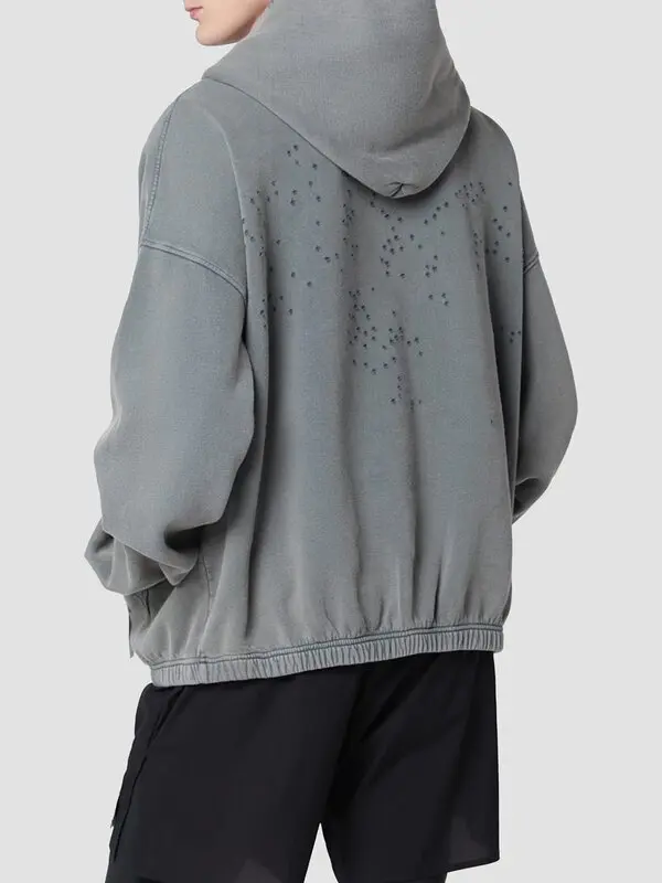 Satisfy Relaxed Fit Cotton Hoodie With Pouch Pocket