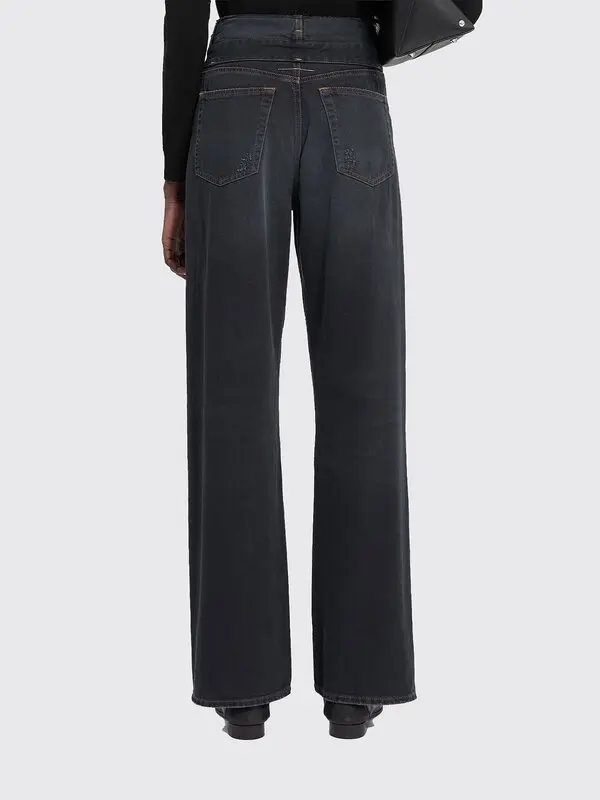 MAISON MARGIELA Distressed-effect Straight Denim Jeans With Logo