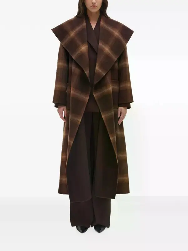 Simkhai Mulhollond Plaid Wool Coat