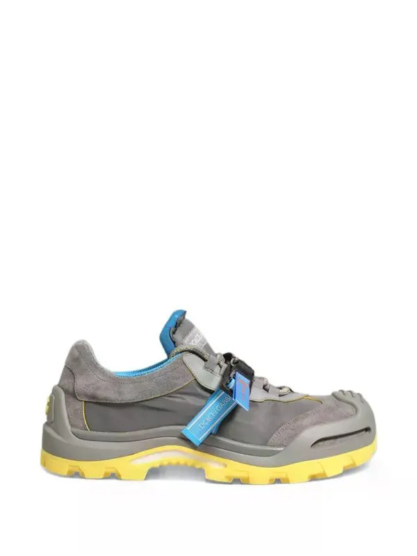 Dolce & Gabbana Gray Airmaster Panelled Low-top Sneakers