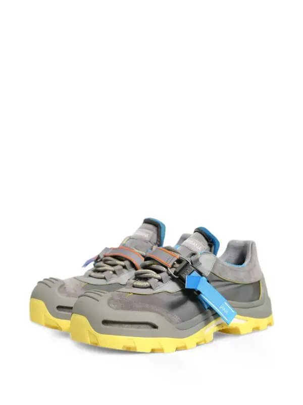 Dolce & Gabbana Gray Airmaster Panelled Low-top Sneakers