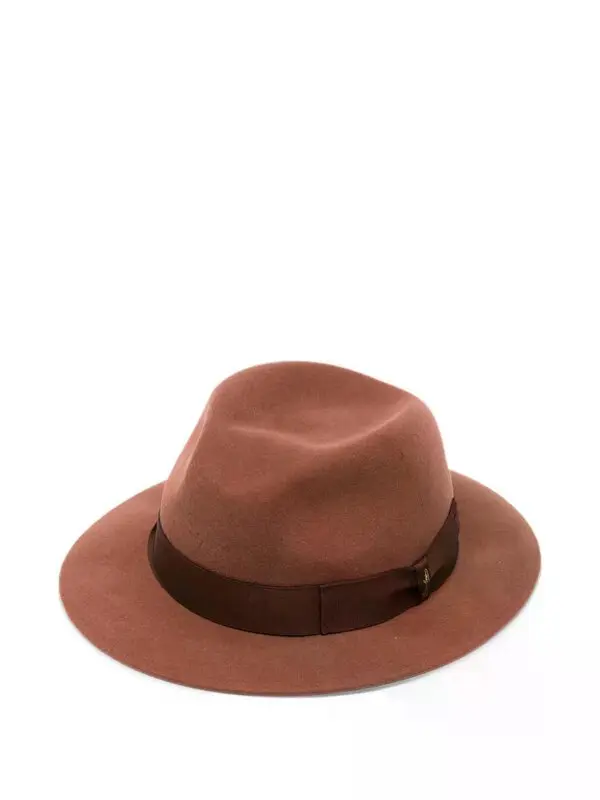 Borsalino Grosgrain-trim Fedora Hat