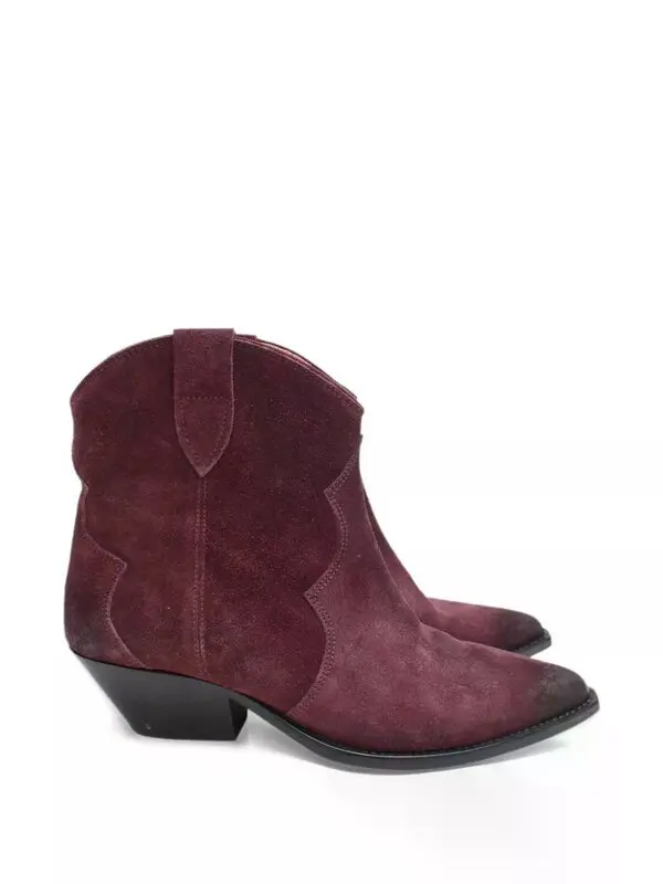 ISABEL MARANT VINTAGE 2010s Dewina Suede Ankle Boots