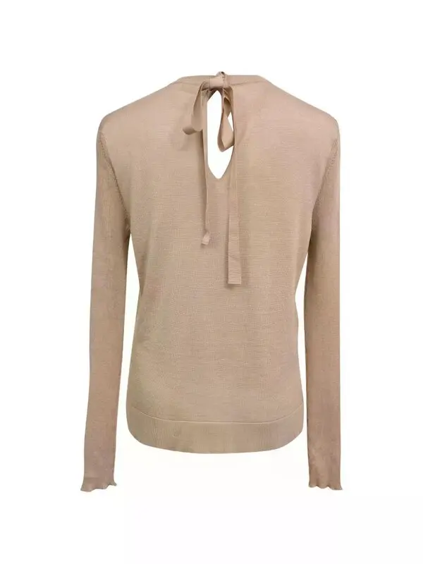 Fendi Embroidered Mesh-panel Sweater