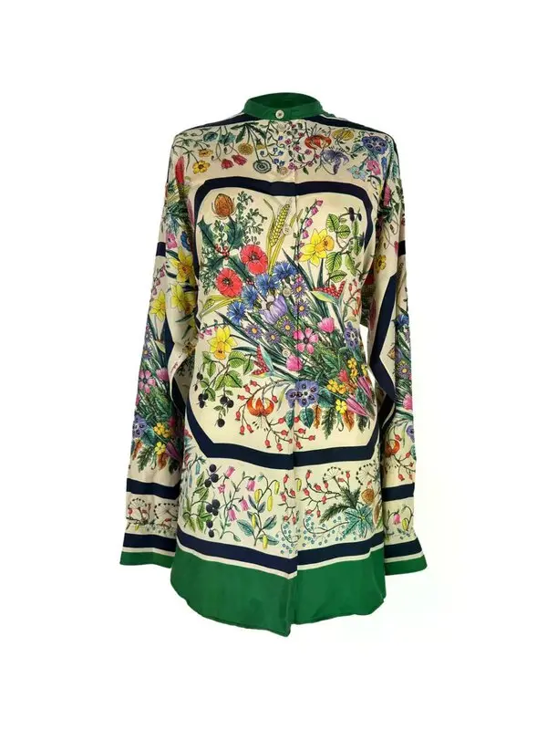 Gucci Oversized Floral-print Shirt