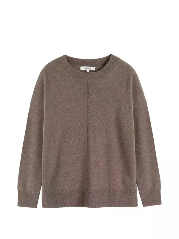 Chinti & Parker Seam-detail Crew-neck Sweater