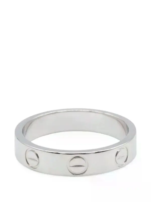 Cartier 2010s Mini Love Ring - Silver