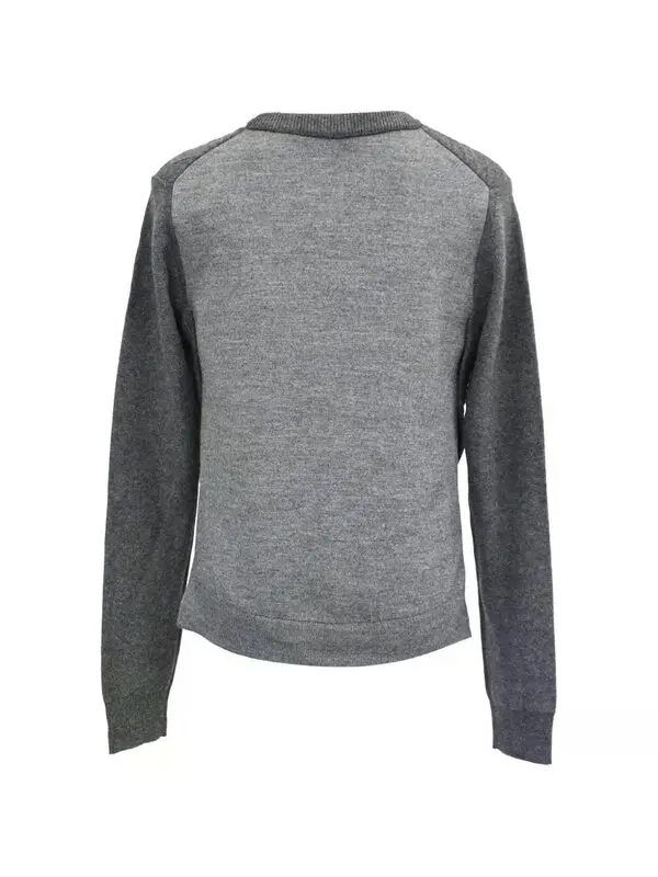 Celine Knitted Crew-neck Sweater