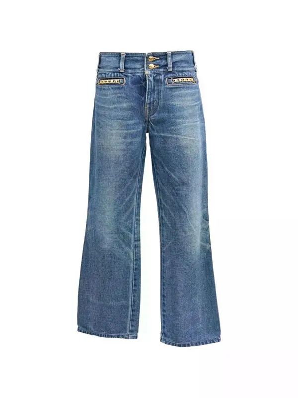 Celine Chain-link Bootcut Jeans