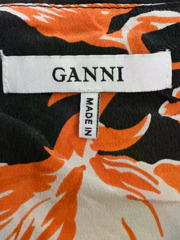 GANNI Geroux Floral-print Slip Dress