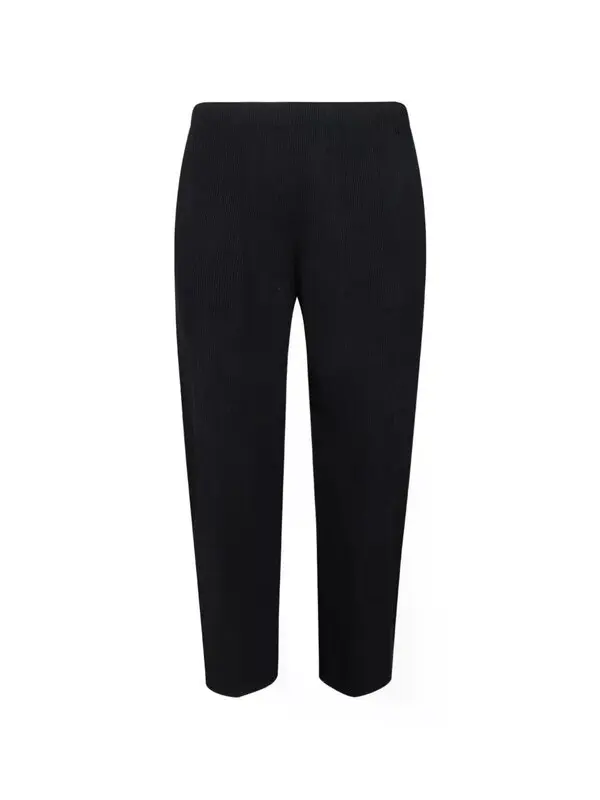 Issey Miyake Ribbed-knit Trousers
