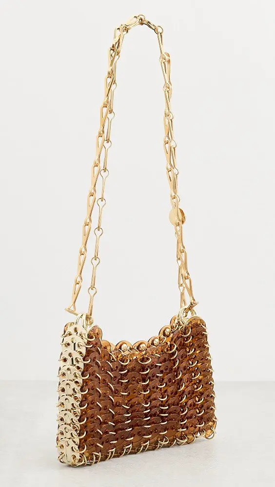 Rabanne 1969 Nano Shoulder Bag - Ocre