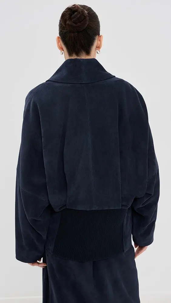 Co Suede Wrap Jacket