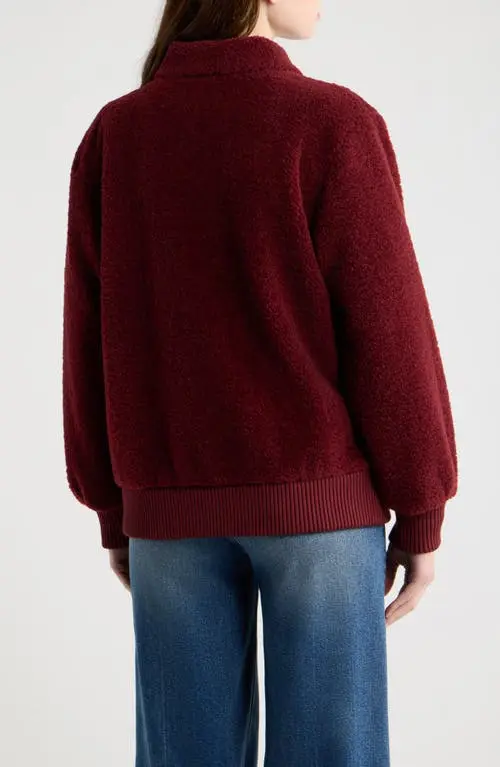 The Great. The Patch Pocket Plush Jacket