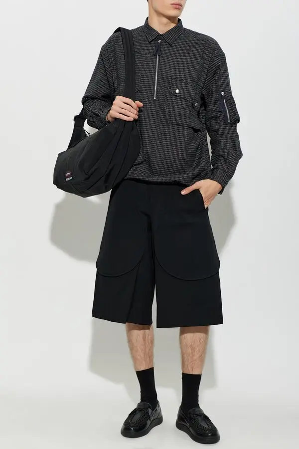 Comme Des Garçons Wide-leg Shorts