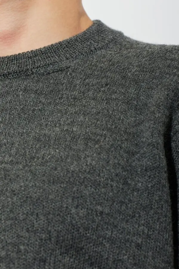 Comme Des Garçons Wool Sweater With A Crew Neck