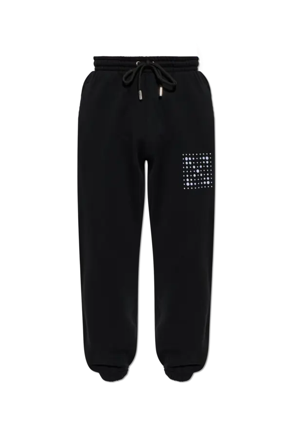 Off-White Drawstring Cuffed Sweatpants