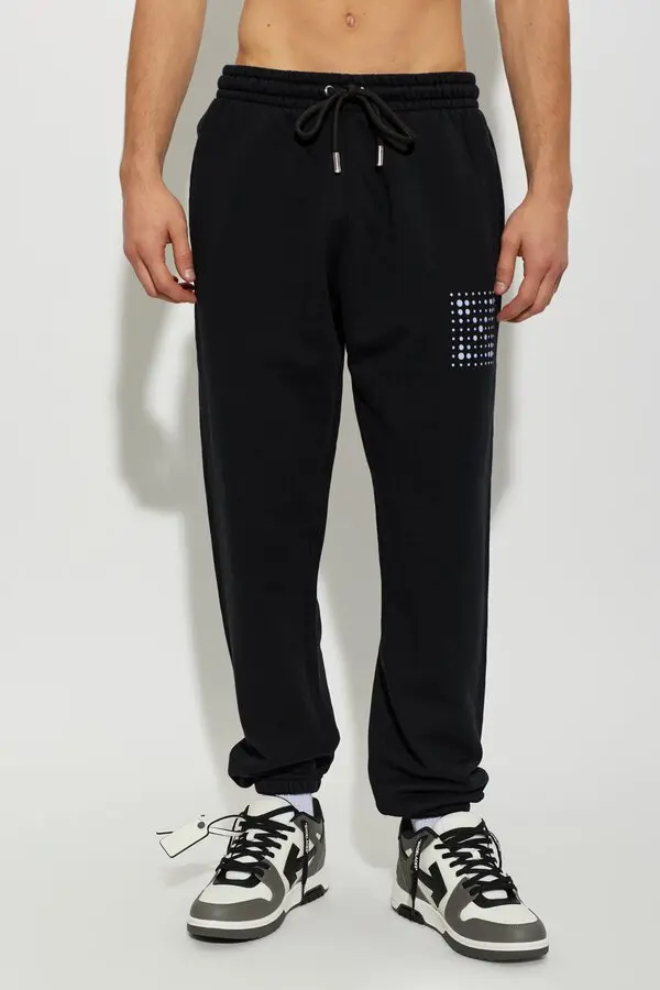 Off-White Drawstring Cuffed Sweatpants