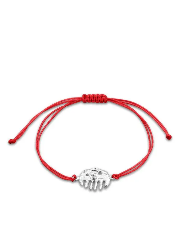 EVA REMENYI Simon Radvan X Comb Bracelet Silver - Red