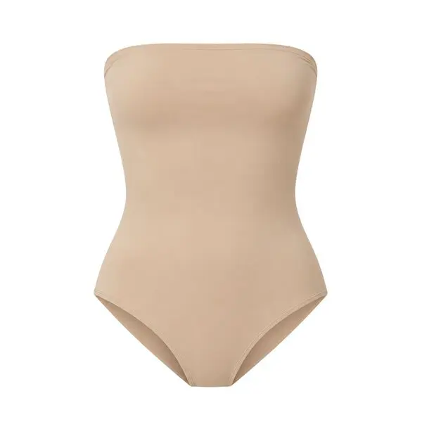 RIVE & RITUEL Neutrals Josephine Strapless Sand Nude Bodysuit