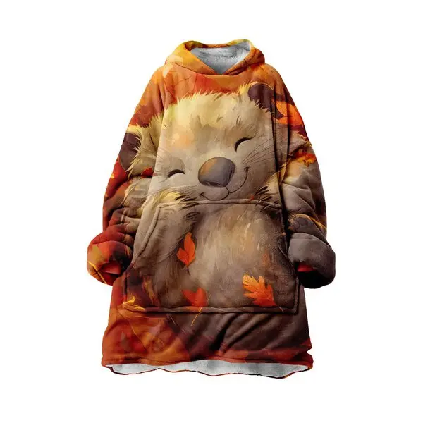 ALOHA FROM DEER Autumn Wombat Sherpa Oodie