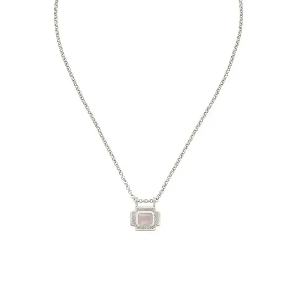 Zoë & Morgan Ayla Necklace Sterling Lavender Quartz - Silver