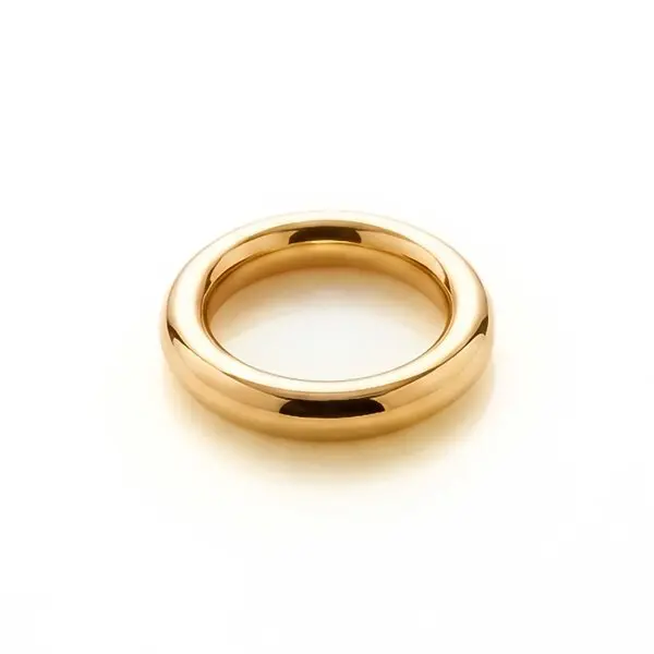 Côté Caché Forma Ring In Plated Sterling Silver - Gold