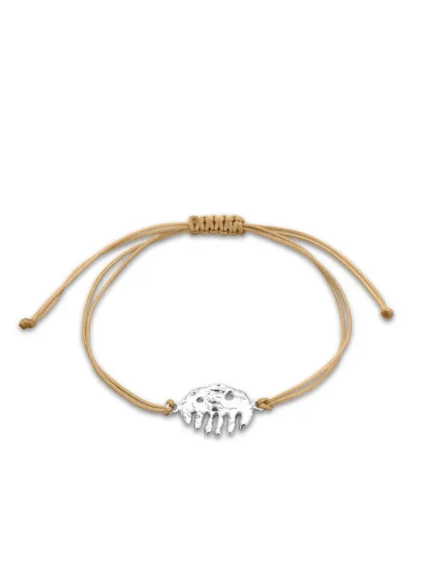 EVA REMENYI Neutrals Simon Radvan X Comb Bracelet Silver Sand - Gray