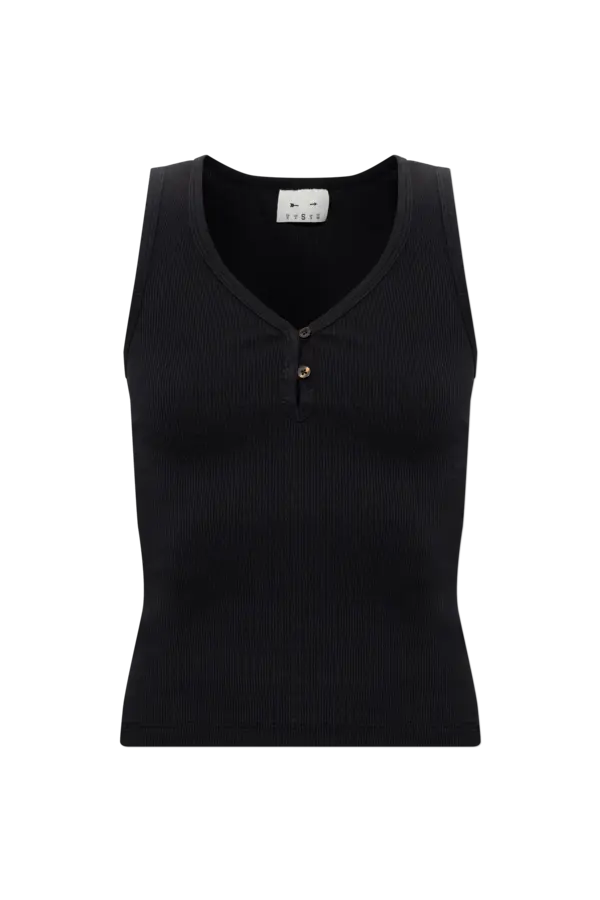 The Upside Charli’ Cotton Top - Black