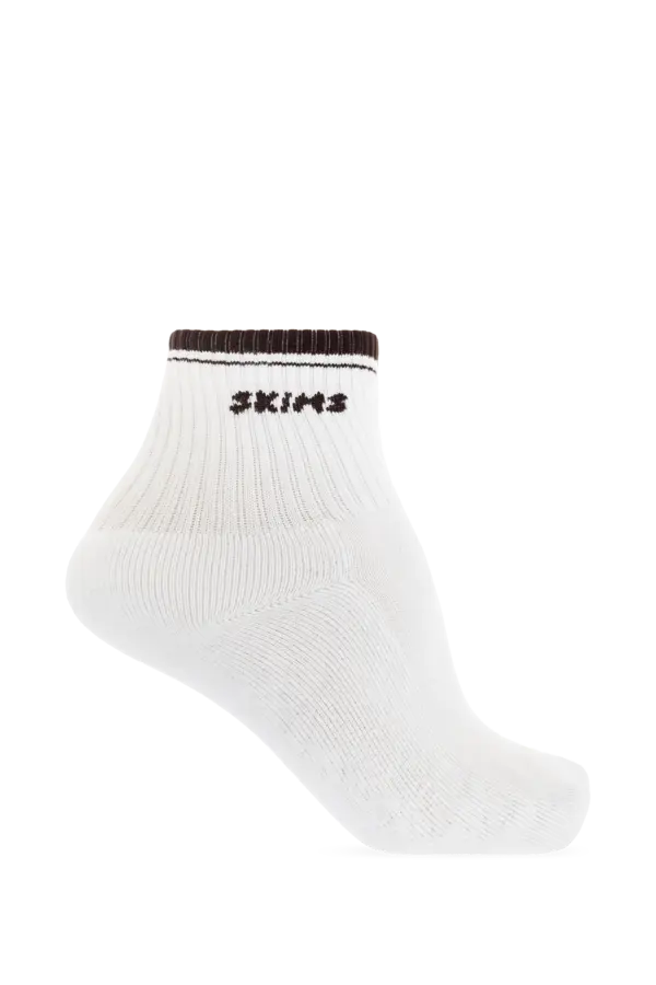SKIMS 3-pack Ankle Socks