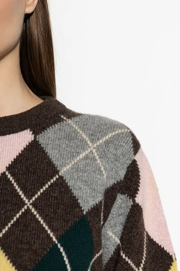 &daughter Ava Argyle’ Wool Sweater