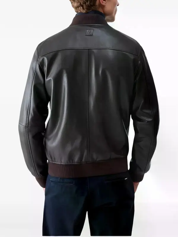 Liu Jo Bomber Jacket In Leather