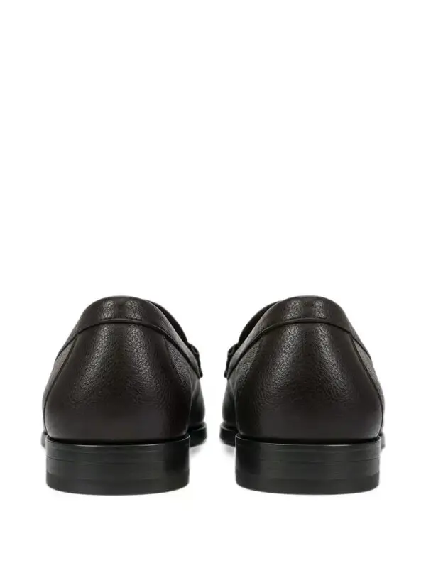 Tagliatore Grain-leather Penny Loafers