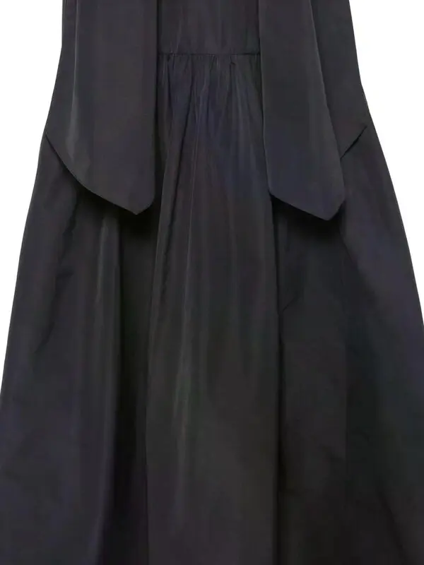 Plan C Scarf-detail Drop-waist Dress
