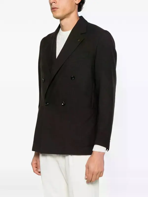 Tagliatore Double-breasted Peak-lapel Blazer