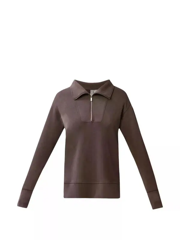 Sweaty Betty Quarter-zip Sweatshirt - Brown