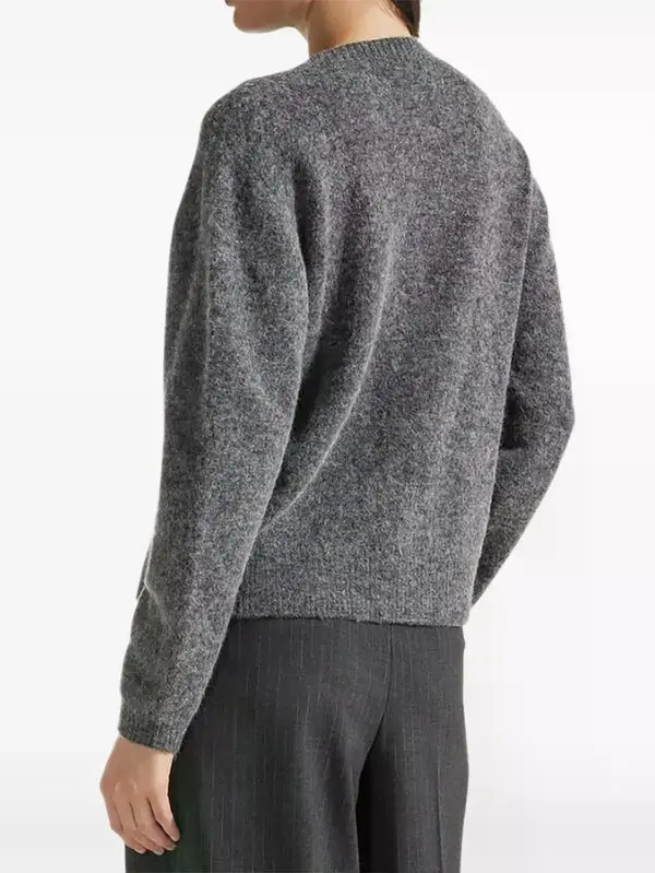 Seventy Crystal-embellished V-neck Sweater
