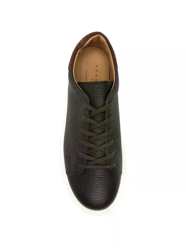 HENDERSON BARACCO Pebbled Leather Sneakers