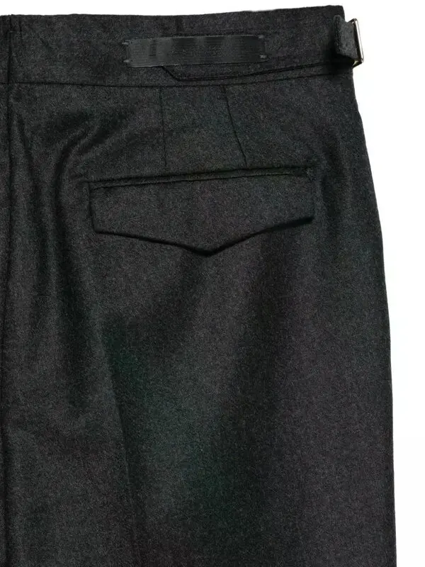 BRIGLIA 1949 Pleated-detail Turn-up Trousers