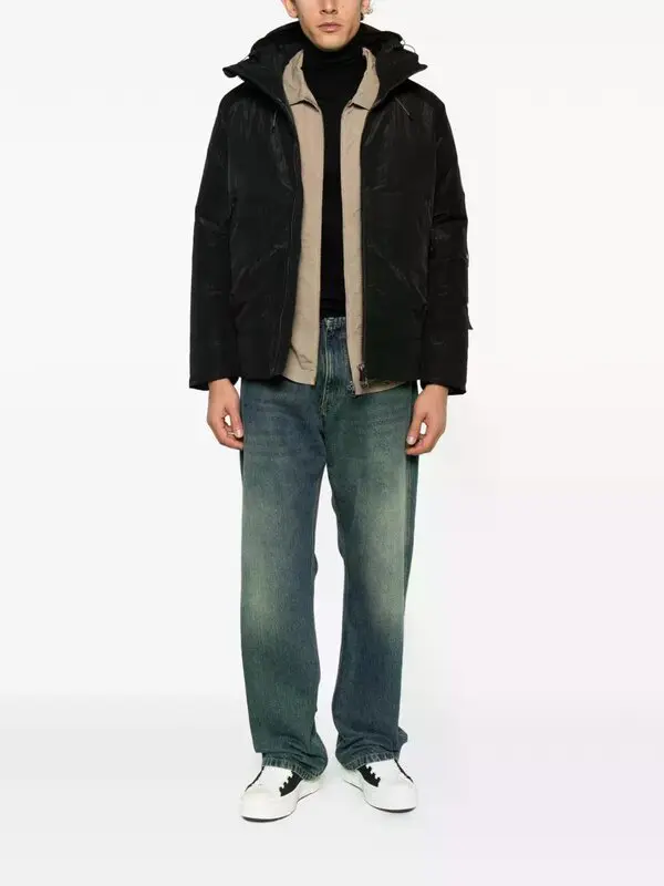 OUTHERE Hooded Crinkled-effect Jacket