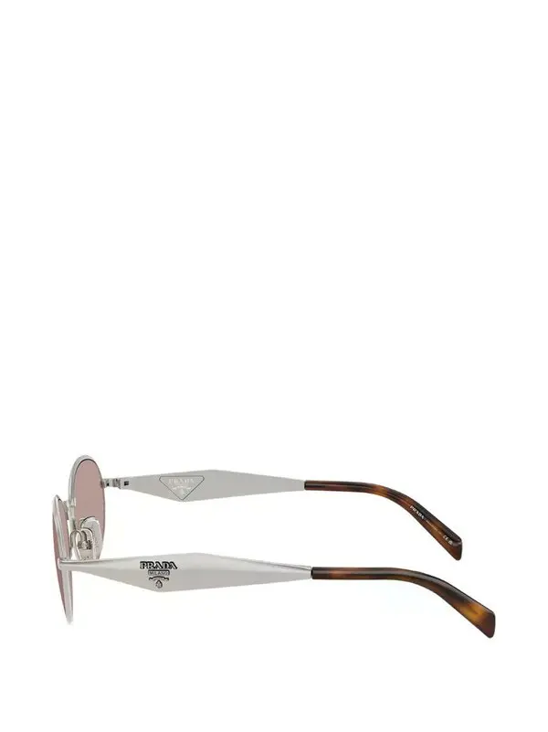 Prada Symbole Round-frame Sunglasses