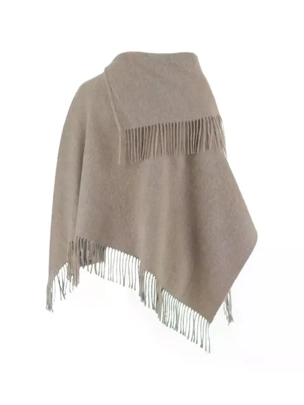 BY MALENE BIRGER Turtma Fringed Wool Poncho