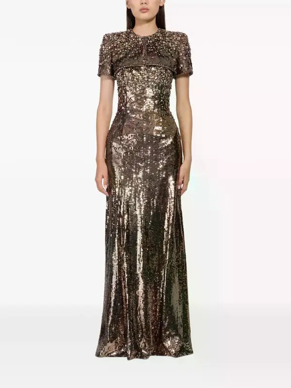 Jenny Packham Chiana Sequin-embellished Jacket