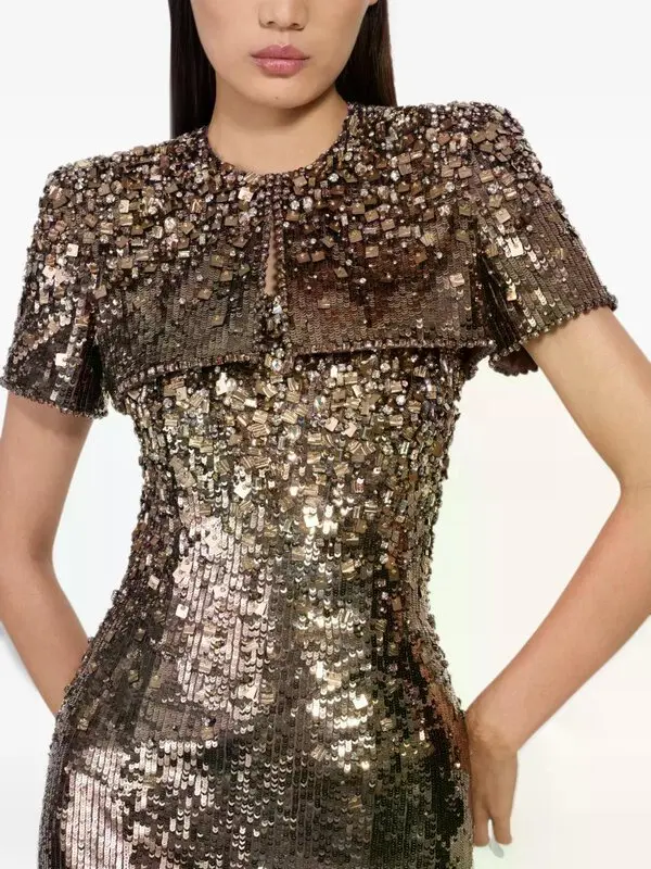 Jenny Packham Chiana Sequin-embellished Jacket