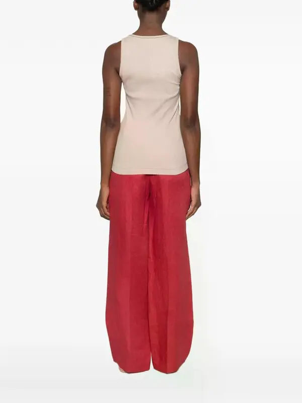 Brunello Cucinelli Ribbed Monili-trim Tank Top