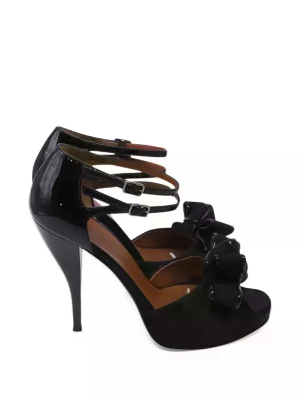 LANVIN Bow Platform Sandals